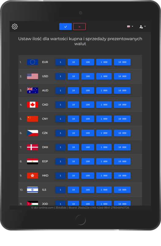 DCR - Easy, fast and stylish currency rates display on your TV